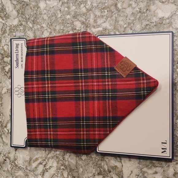 Southern Living | Dog | Southern Living Rod Bandana Plaid Ml | Poshmark
